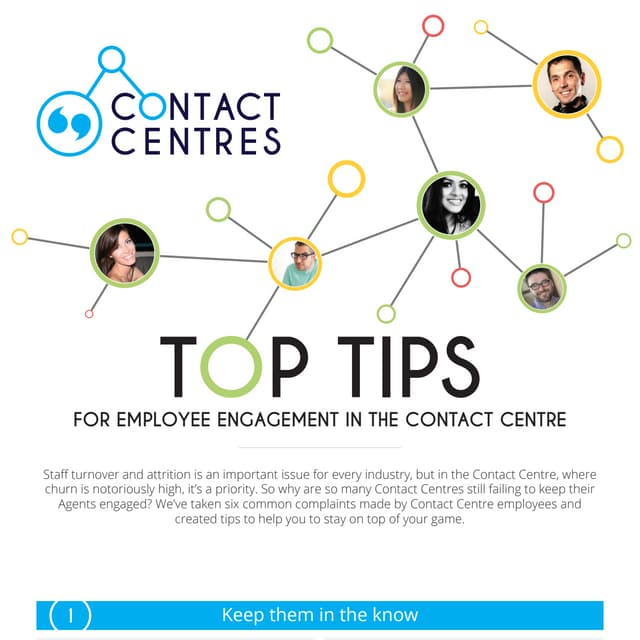 6 Top Tips For Employee Engagement in the Contact Centre | PDF