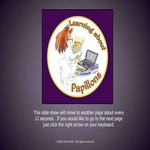 Learning about the Papillon Dog | PPSX