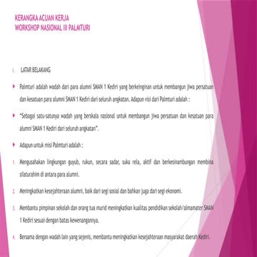 RAPAT PERSIAPAN WORKSHOP kerangka acuan kerja | PPTX