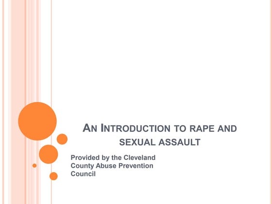 Sexual Assault Presentation | PDF | Crime & Harmful Acts to Individuals ...