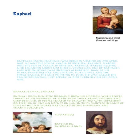 Raphael | PAGES