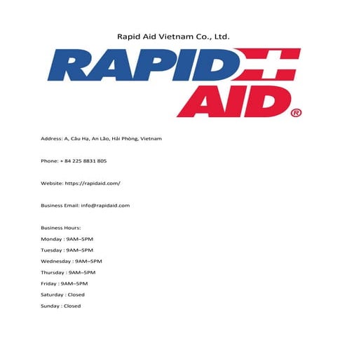 Rapid Aid Vietnam Co., Ltd. | PDF