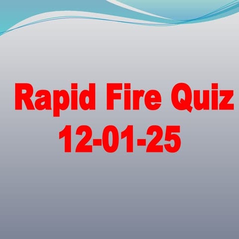 rapid fire quiz in your house is your india.pptx