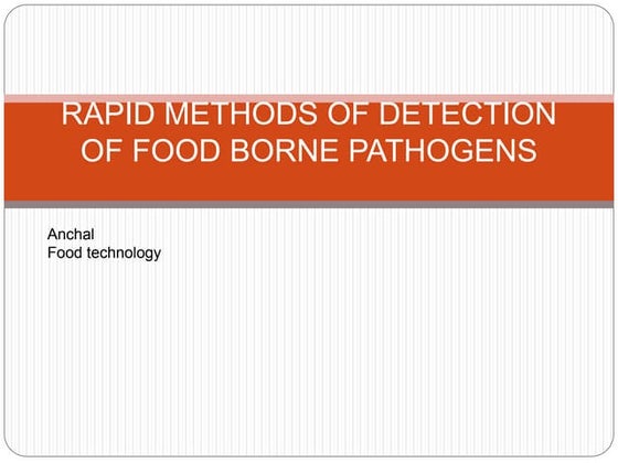 Microbiological examination of food | PPT