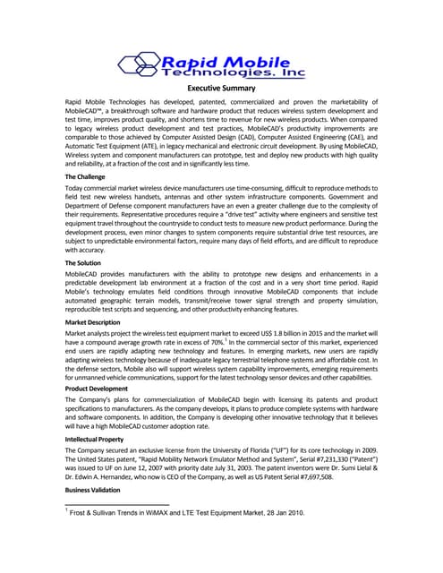 Writing an executive summary | PDF