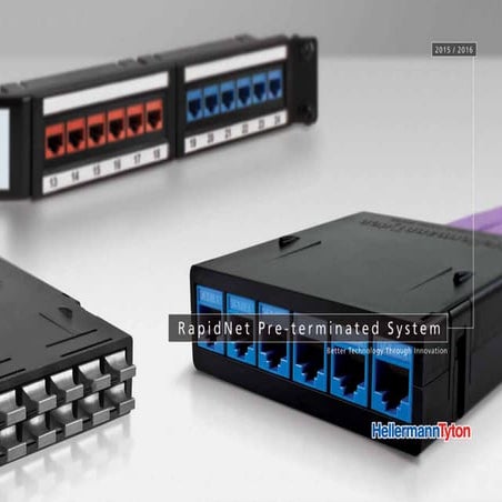 RapidNet Pre-Terminated Solutions brochure 2015 | PDF