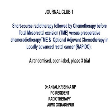 RAPIDO TRIAL DR ANJALI JC 1.pptx rapido trial | PPTX