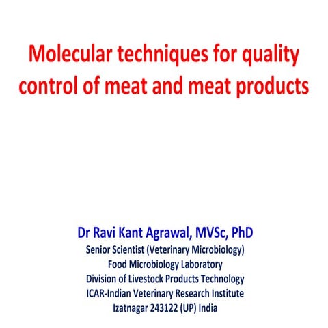 Northern, southern and western blotting | PPTX