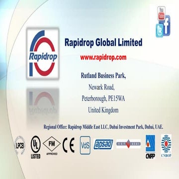 Rapidrop -GROOVED SYSTEM, Pipeline, Fire.pptx