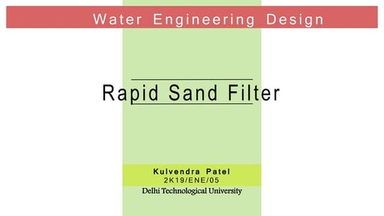 Water treatment process | PPT