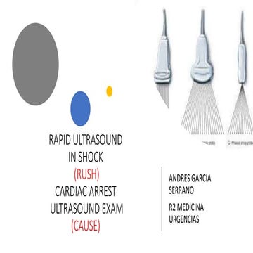 Rapid ultrasound in shock (rush) | PPTX