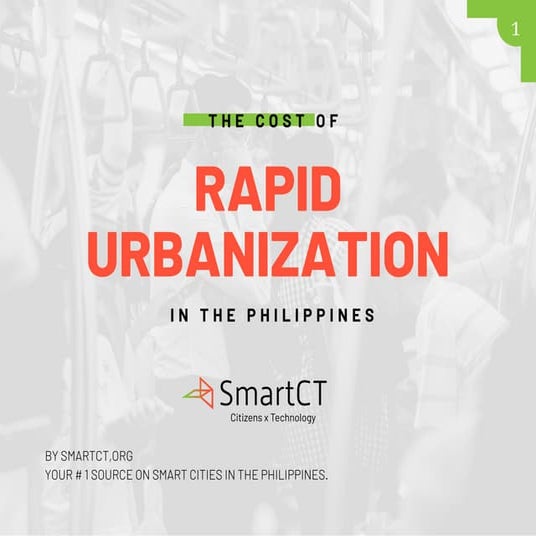 Rapid urbanization & its COST in the Philippines | PDF