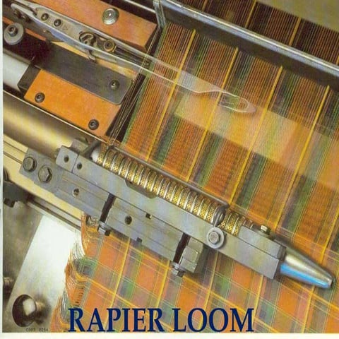 Rapier loom by Vignesh Dhanabalan | PPTX
