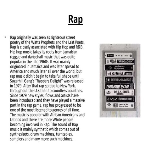 Rap Reserach | PPT