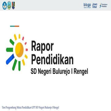 rapor pendidikan contoh INTERN BAGI PENDIDIK | PPTX