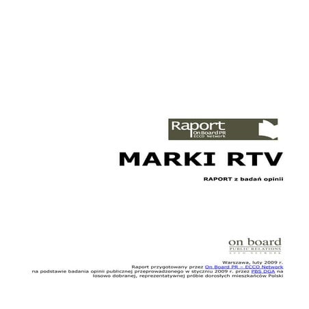RAPORT ON BOARD PR i PBS DGA | PDF
