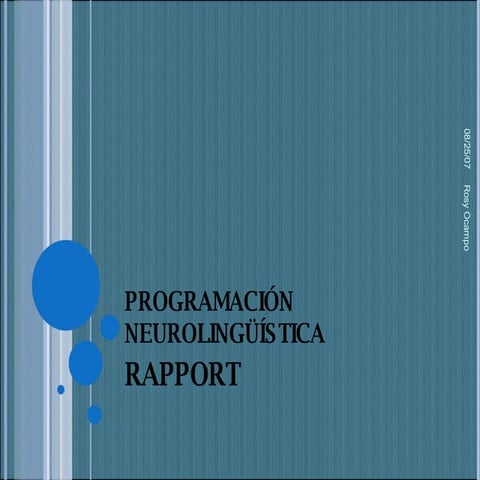 El rapport | DOCX
