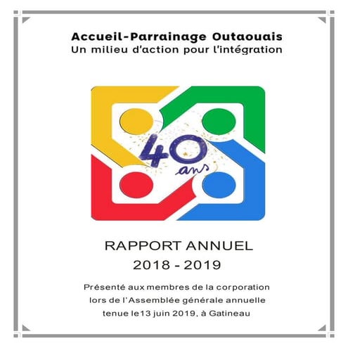 Rapport Annuel 2018-2019 | PDF