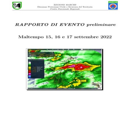 Rapporto Evento - preliminare | PDF
