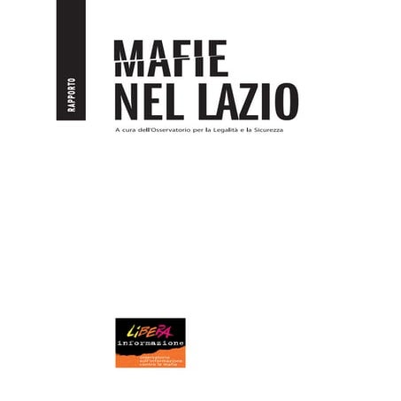 Regione Lazio: il rapporto sulle mafie | PDF
