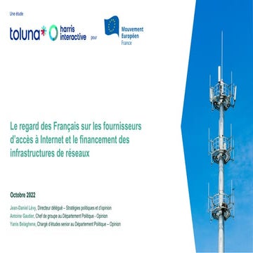 Le regard des Français sur les FAI et le financement des ...