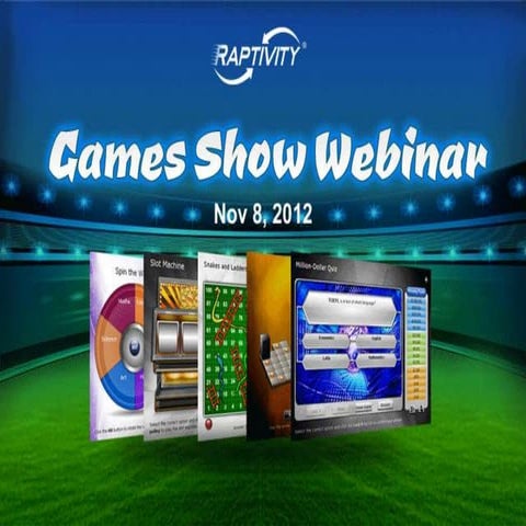 Raptivity Games Show Webinar | PPTX