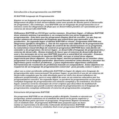 Raptor comandos | DOC