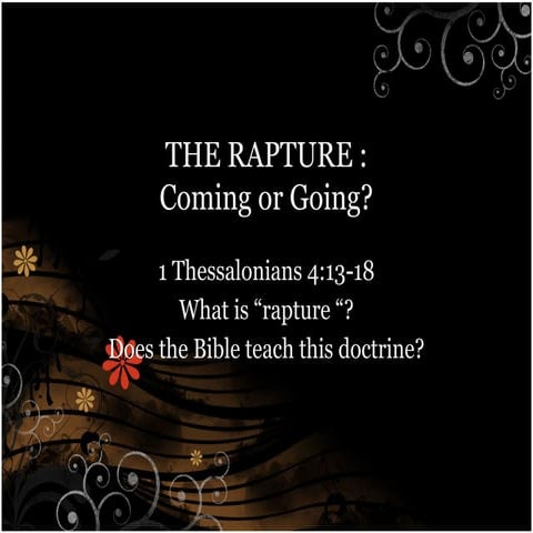 Rapture | PPT