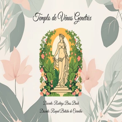 apresentação sobre o templo de venus genetrix | PDF