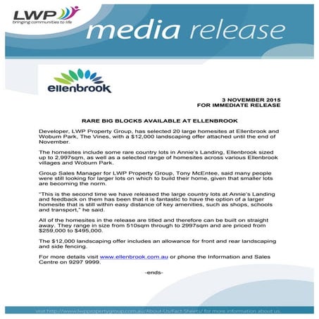 Woburn Park Brochure | PDF