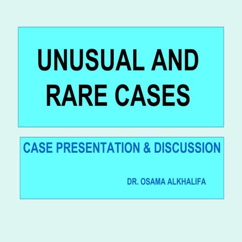 Rare cases 1 | PPT