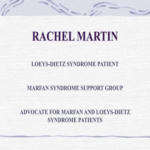 Rare disease day feb 29th 2016 - rachel martin | PDF