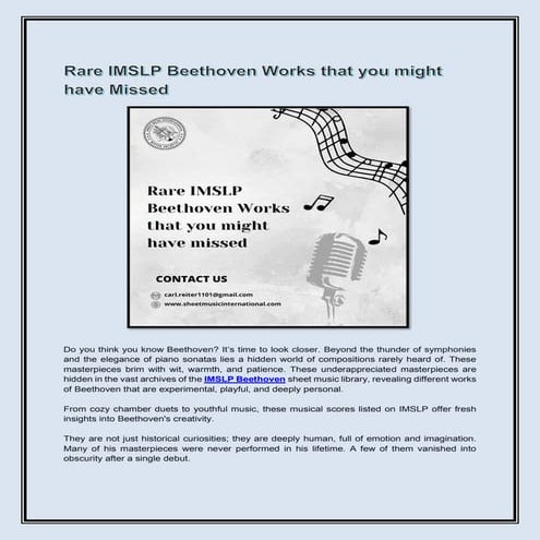 Rare IMSLP Beethoven Works that you might have Missed.pdf