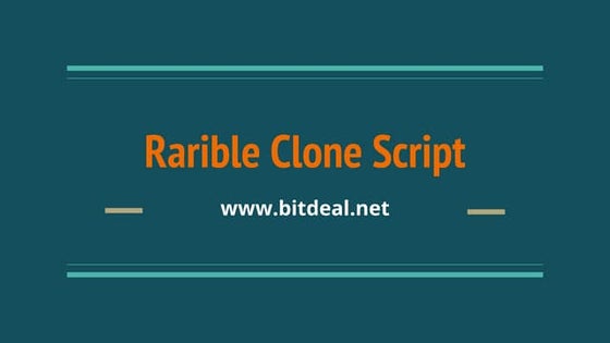 Rarible clone script | PDF