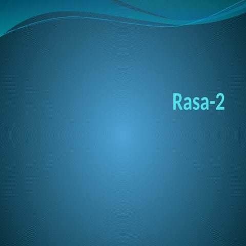 Rasa-2.pptx second year BAMS students DG | PPTX