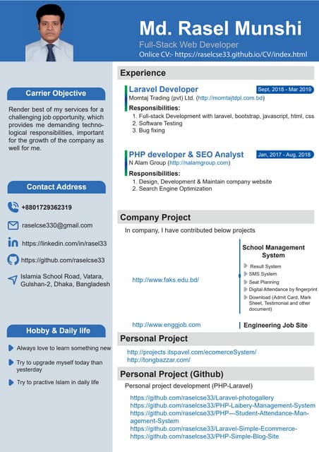 Iris fullstack developer | PDF
