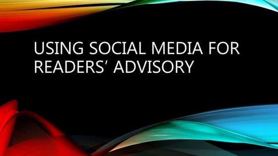 Big Talk From Small Libraries 2024: Genrefying your Public Library | PPT