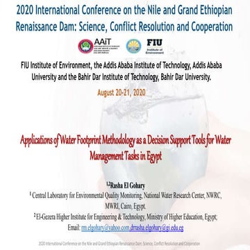 rice foot print technology water conservation | PPT