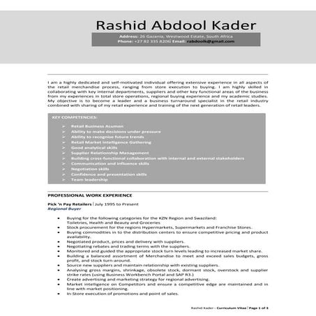 Zachary Skidmore Resume | PDF
