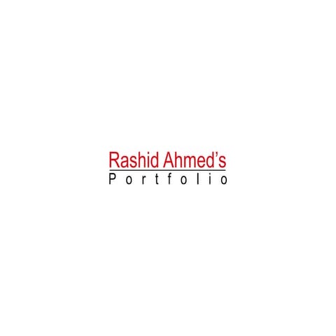 Rashid's portfolio 2015 | PPT