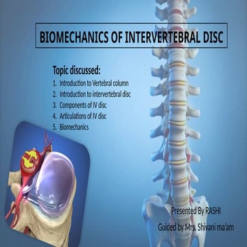 Biomechanics of invertebral disc at pdi.pptx