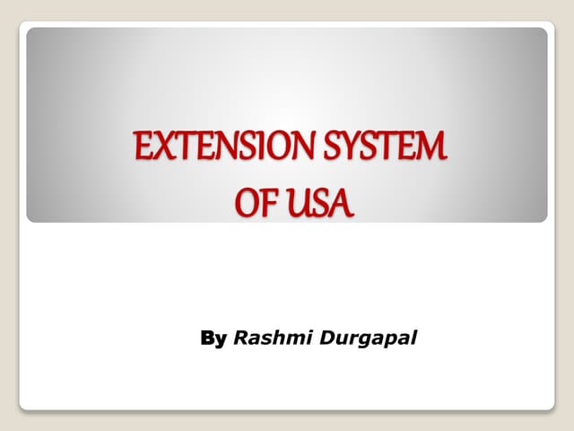 History of extension | PDF