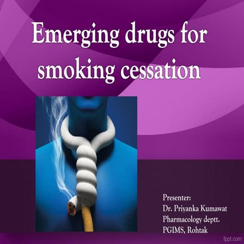 recent advances in smoking cessation | PPT