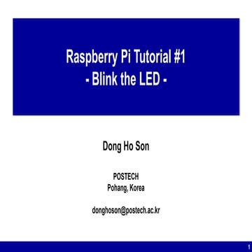 Raspberry Pi Tutorial 1 Pptx Programming Languages Computing 