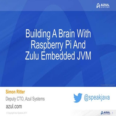 Building A Brain With Raspberry Pi And Zulu Embedded Jvm Ppt