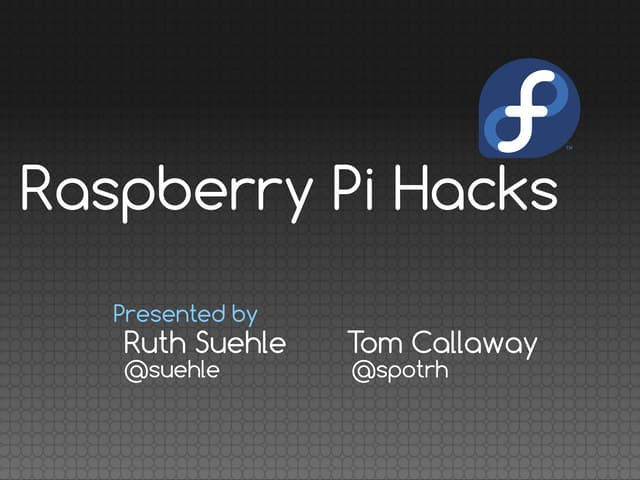 Raspberry Pi Hacks | PPT Raspberry Pi Hacks | PPT