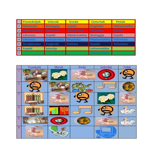 Raspored casova | PDF