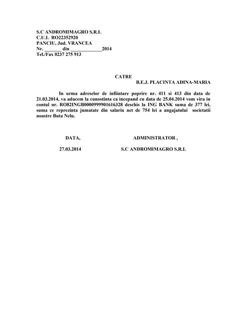 Model de-contestatie-proces-verbal-pentru-amenzi | PDF