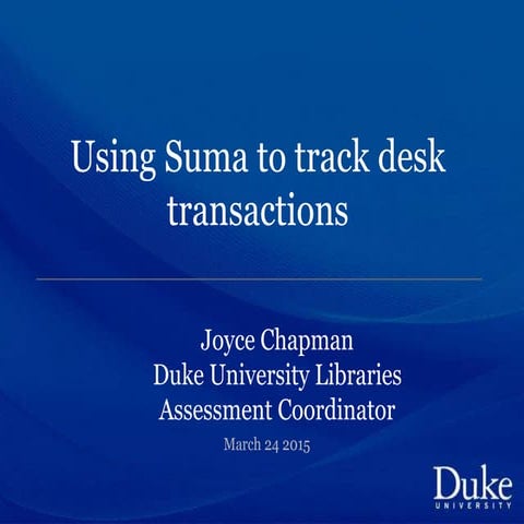 Using Suma to Track Reference Transactions | PPTX | Business | Business ...