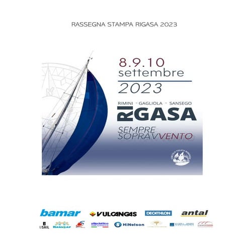 RASSEGNA STAMPA RIGASA 2023 | PDF